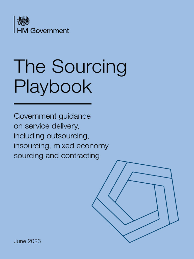 Sourcing Playbook Final | PDF | Procurement | Supply Chain