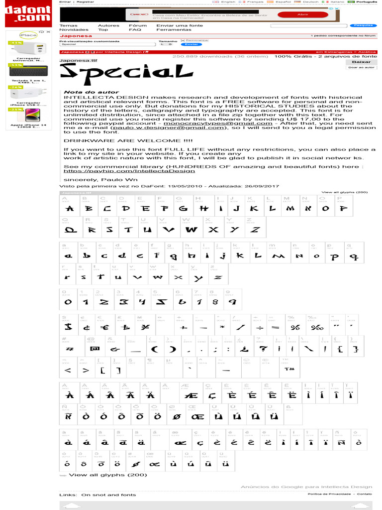 Japonesa Dafont.com | PDF | Apple Inc. | Communication Design