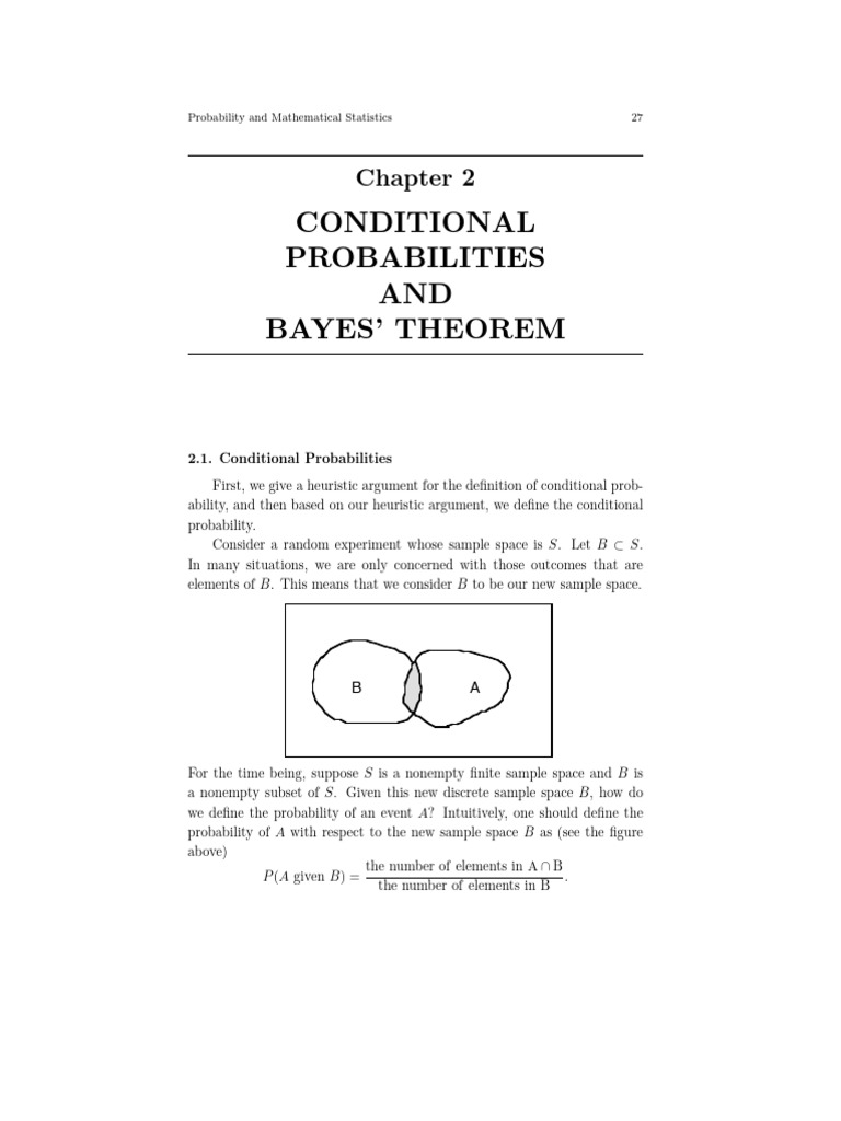 Math 561 Probability - Chapter 2 | PDF | Probability | Probability Distribution