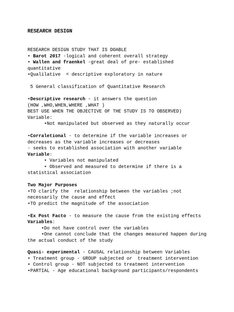 Research Design | PDF | Validity (Statistics) | Sampling (Statistics)