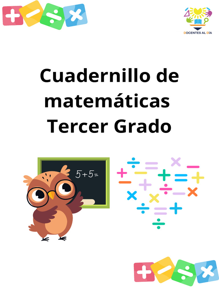 Cuadernillo de Matemáticas 3er Grado | PDF | Hogar, jardinería y ...