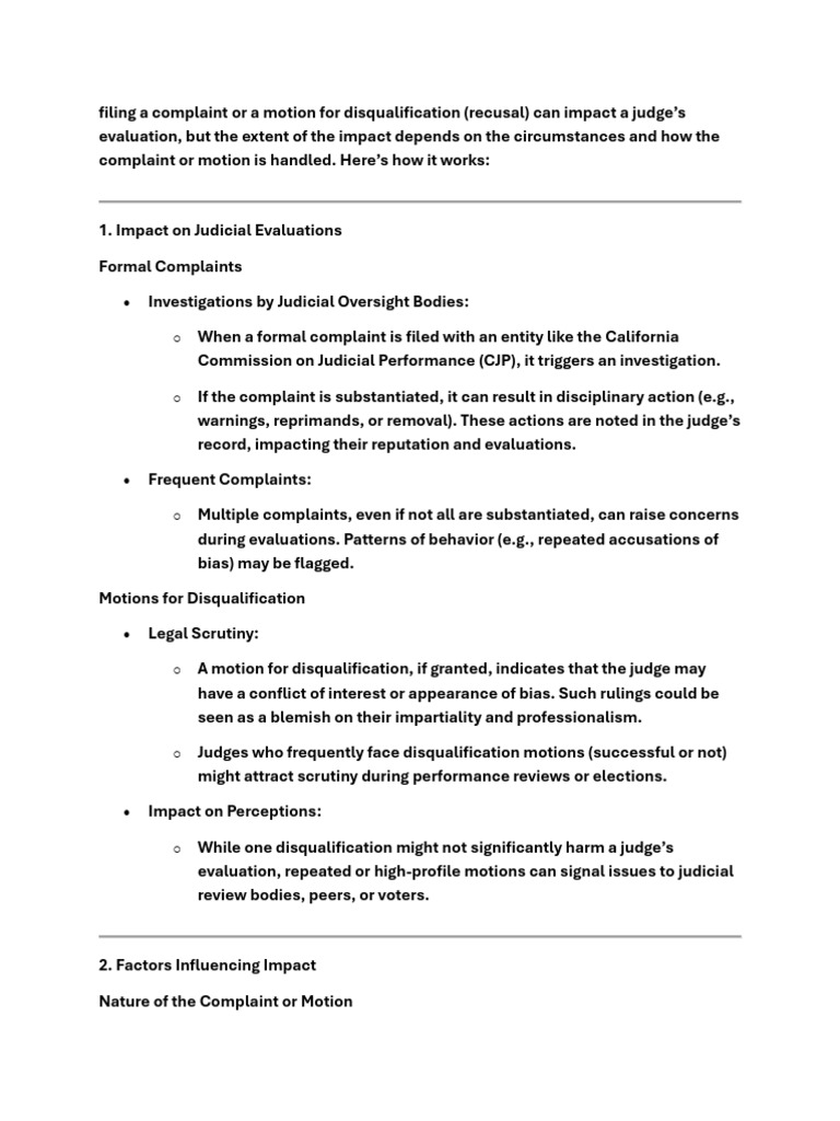 motion for disqualification | PDF | Political Corruption | Judge motion for disqualification | PDF | Political Corruption | Judge