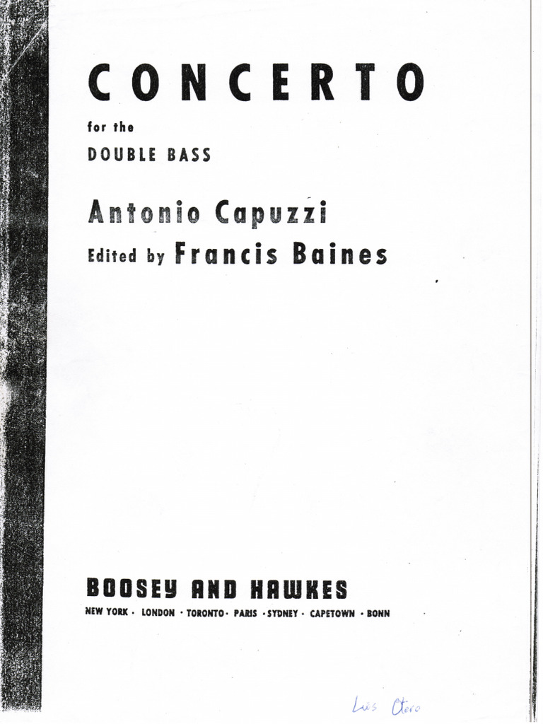 Capuzzi Conc. PianoIRe | PDF