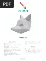 Squidgame Frontman Template Mask Assembli 1 | PDF | Stationery