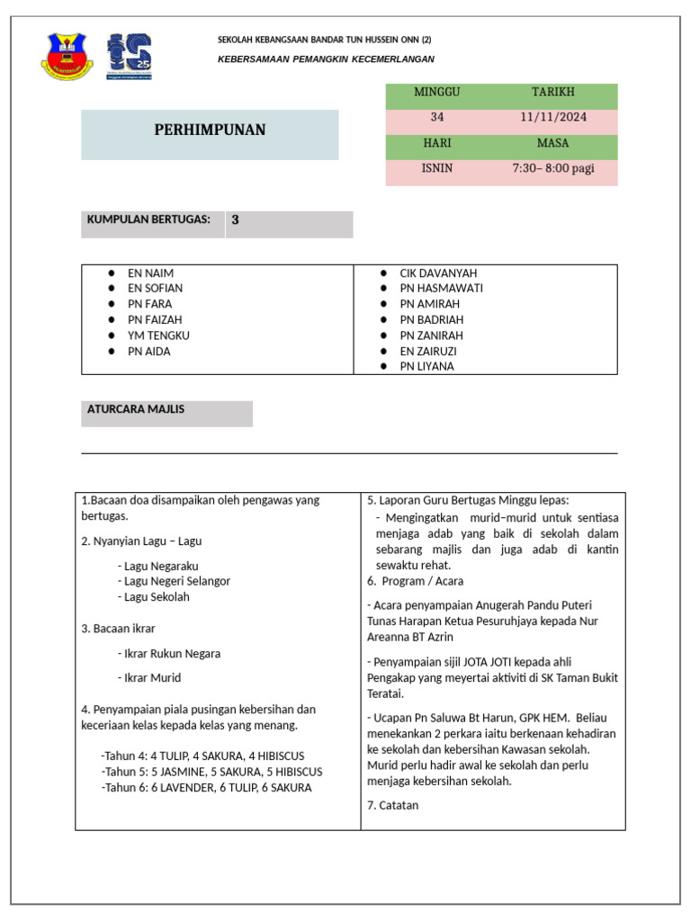 RPH Habsah M 34 | PDF