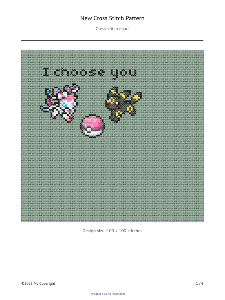 New Cross Stitch Pattern-1 | PDF | Sewing | Stitches (Textile Arts)