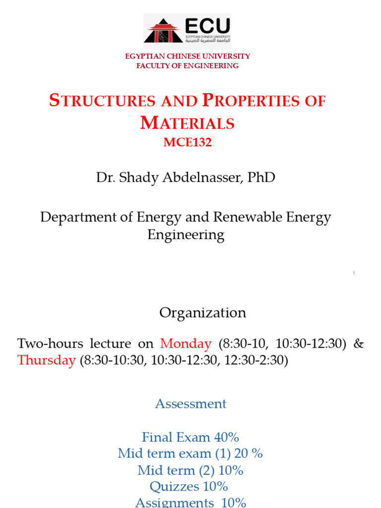 Lec 1 | PDF | Ductility | Fracture