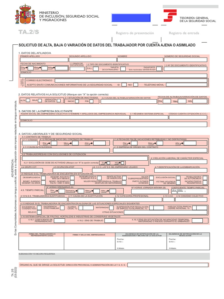 Ta.2 S | PDF | Documento de identidad | Derecho laboral