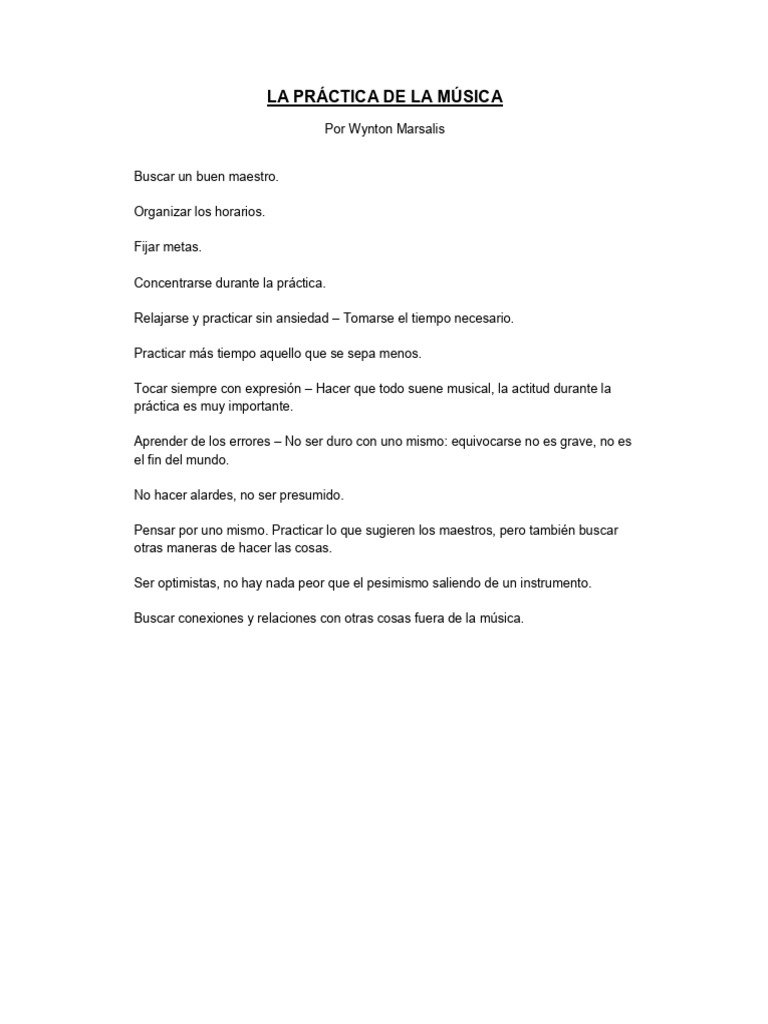 La Práctica de La Música | PDF