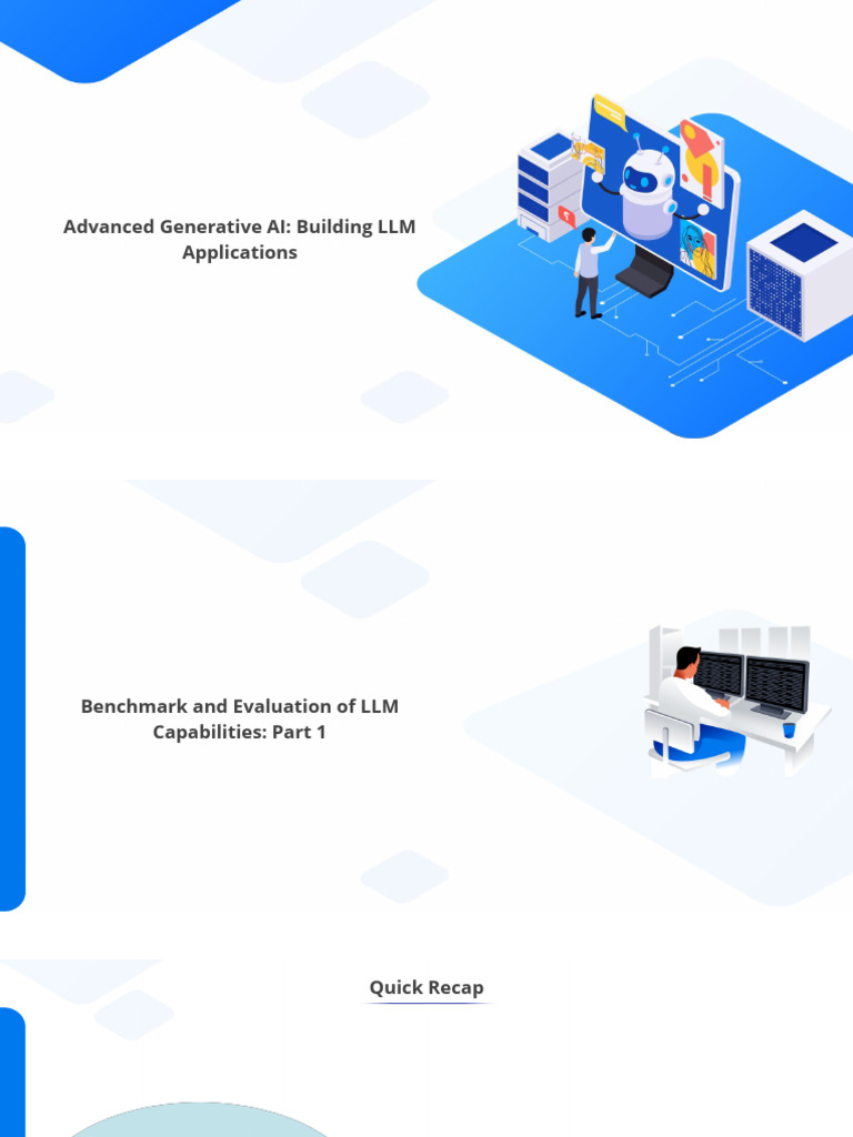 D 07 Benchmark and Evaluation of LLM Capabilities Part 1 | PDF ...