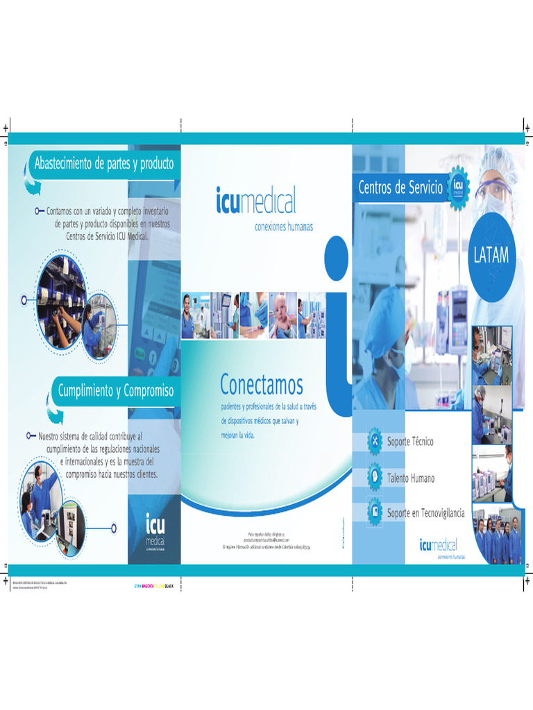 Brochure Centro de Servicio TSO ICU Medical Colombia Ltda | PDF