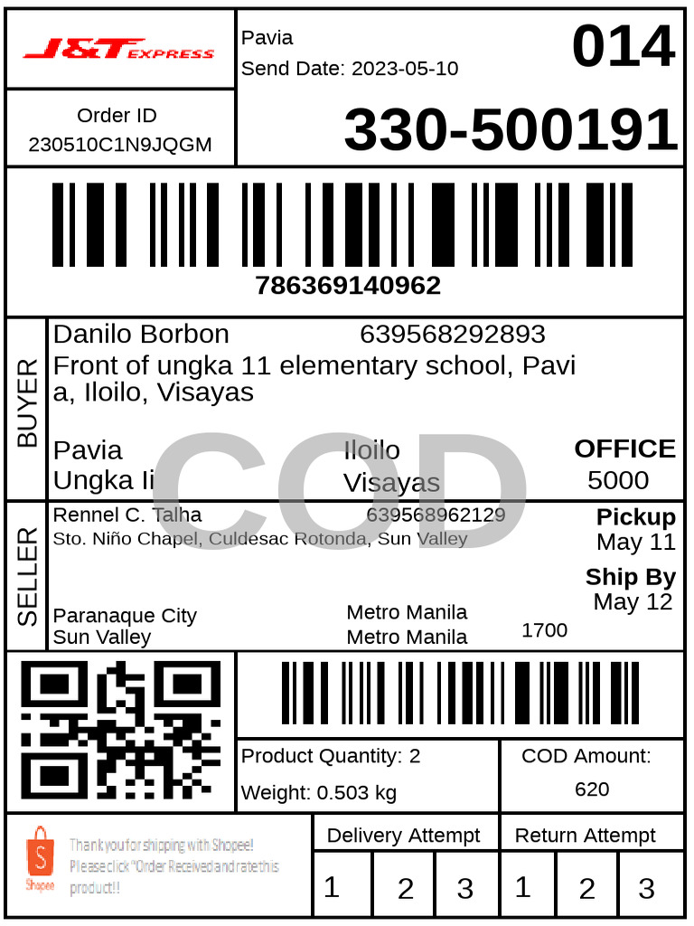 Air Waybill | PDF