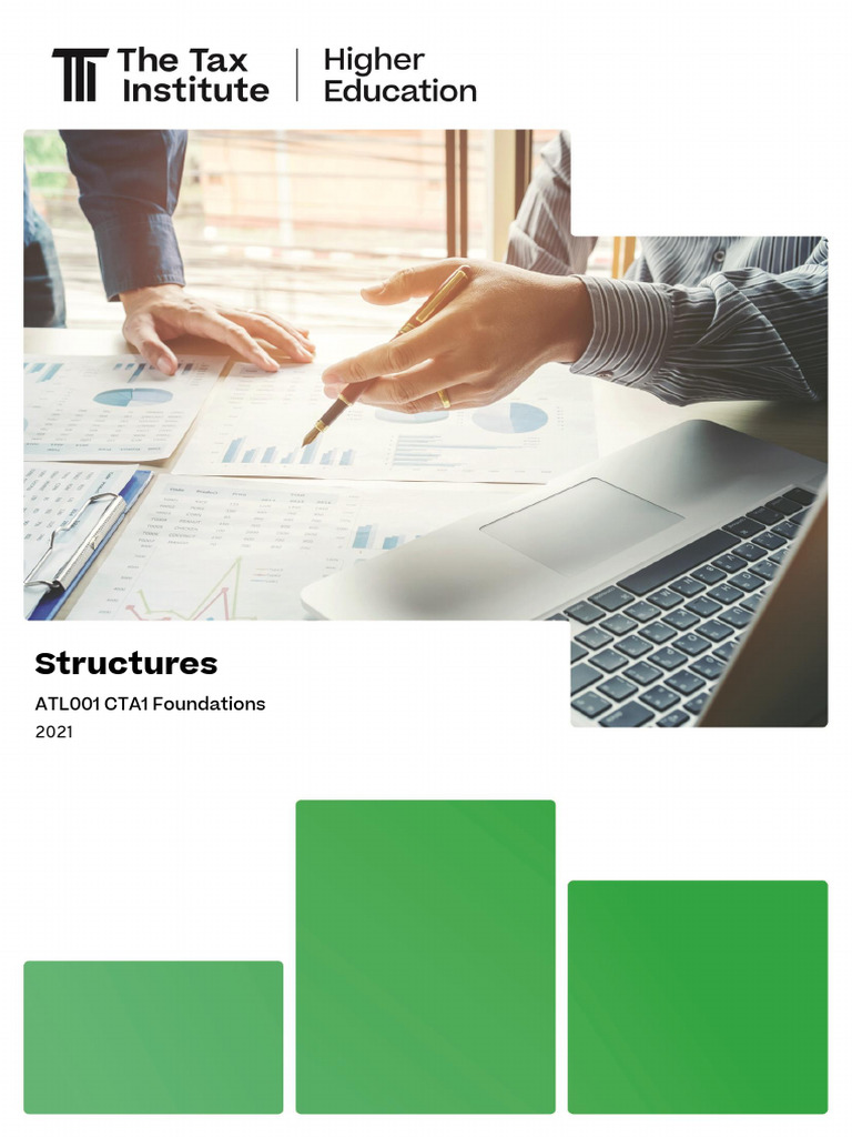 Atl001 Cta1 Foundations 05 Structures 2021 Pdf Partnership Taxes