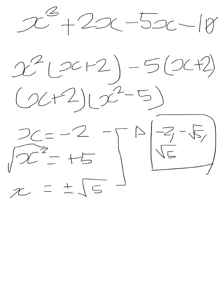 Cubic Factoring - 1 | PDF