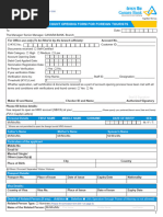 Kina Bank Personal Account Opening Form | PDF | Banks | Cheque
