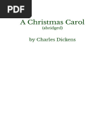 A Christmas Carol Short Script | PDF | Ebenezer Scrooge | A Christmas Carol