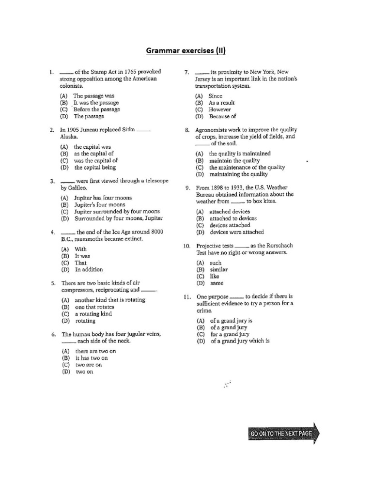2 - Grammar Exercises - Electrical (II) | PDF