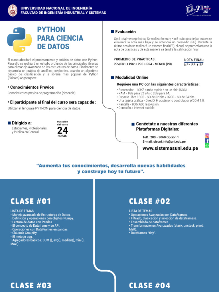 Python para Ciencia Dedatos | PDF | Python (lenguaje de programación ...