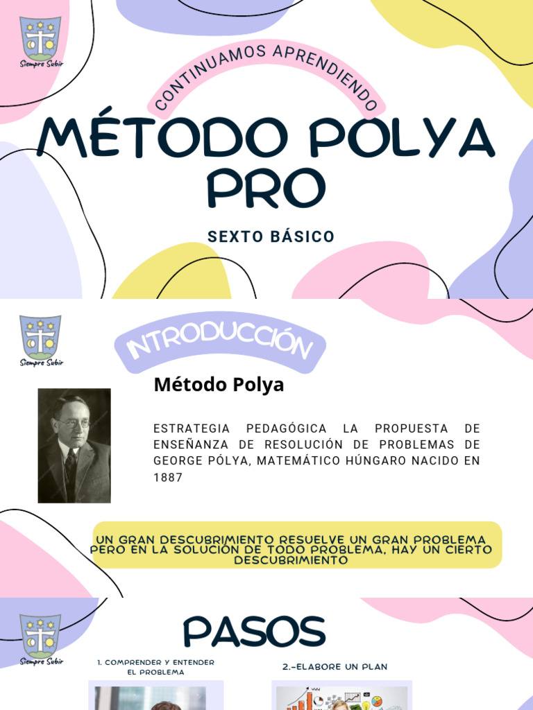 Metodo Pólya Matematica Sexto Basico | PDF