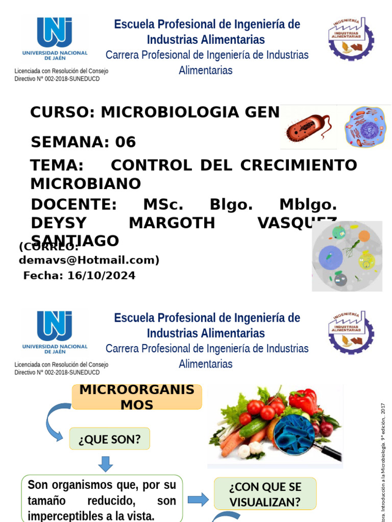 Control de Crecimiento Microbiano | PDF | Proteínas | Esterilización ...