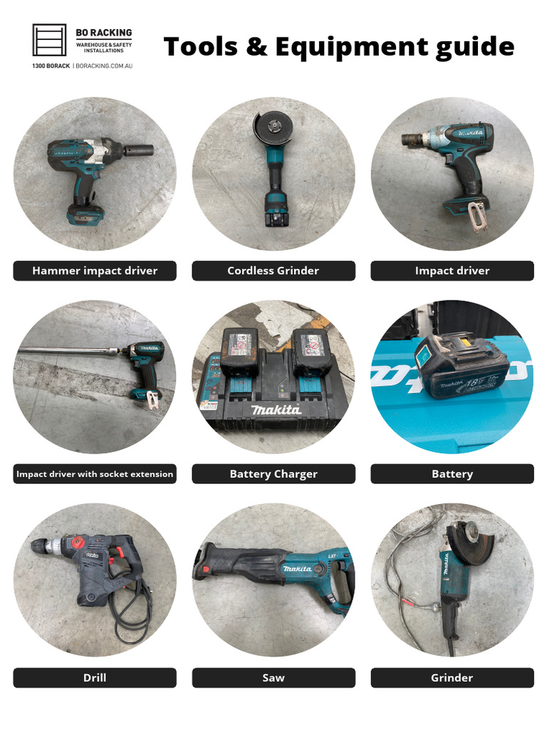 Bo Racking Tools & Equipment Guide | PDF