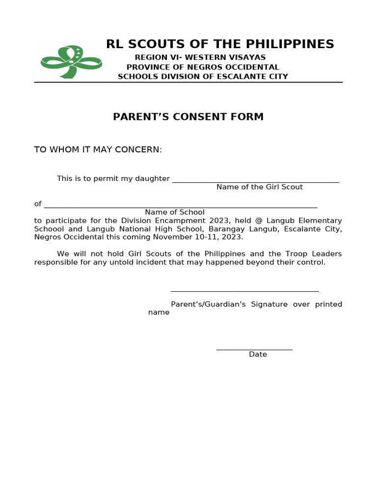 GSP Parent Consent | PDF