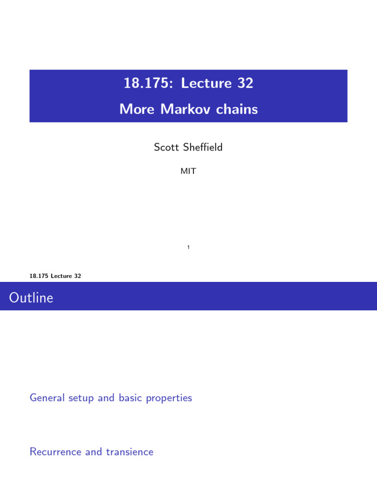MIT18 175S14 Lecture32 | PDF | Combinatorics | Applied Mathematics