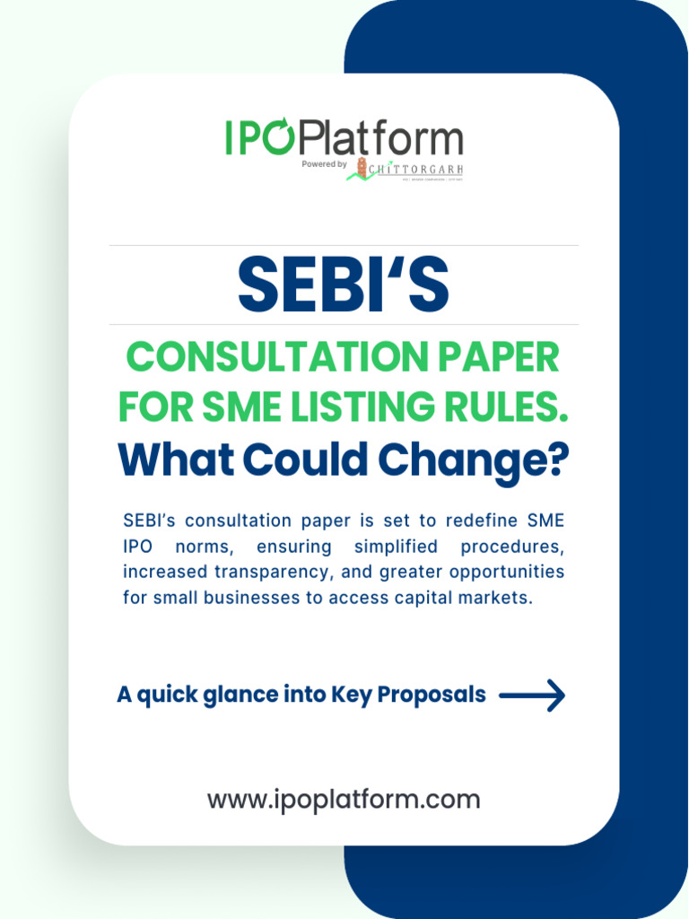 SEBI Consultation Paper | PDF | Initial Public Offering | Financial ...