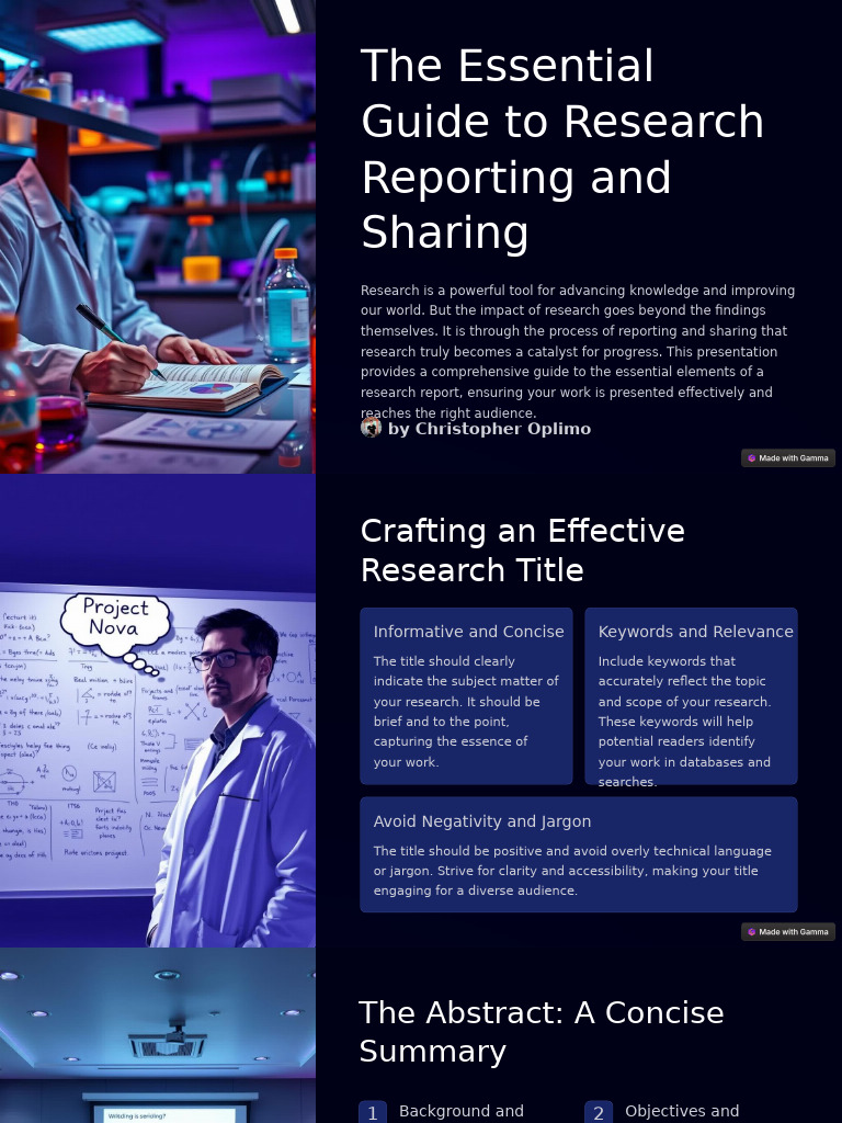 Essential Guide to Research Reporting | PDF | Statistics | Qualitative ...