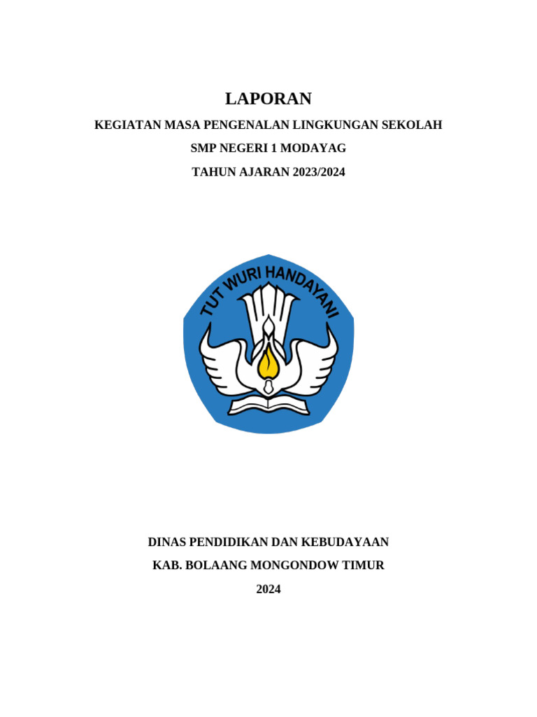 Cover LAPORAN MPLS | PDF