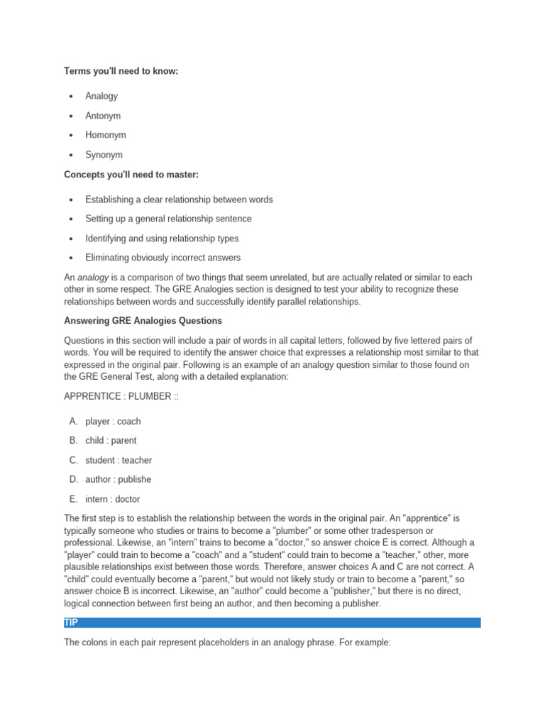 Verbal Reasoning Notes | PDF | Logic | Semantics