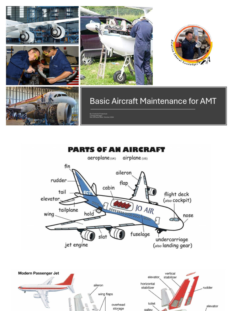 Basic Aircraft Maintenance for AMT | PDF | Flight Control Surfaces | Aileron