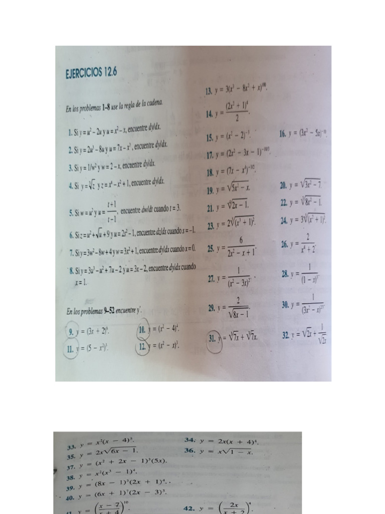 Guia de La Regla de La Cadena - 2023 | PDF