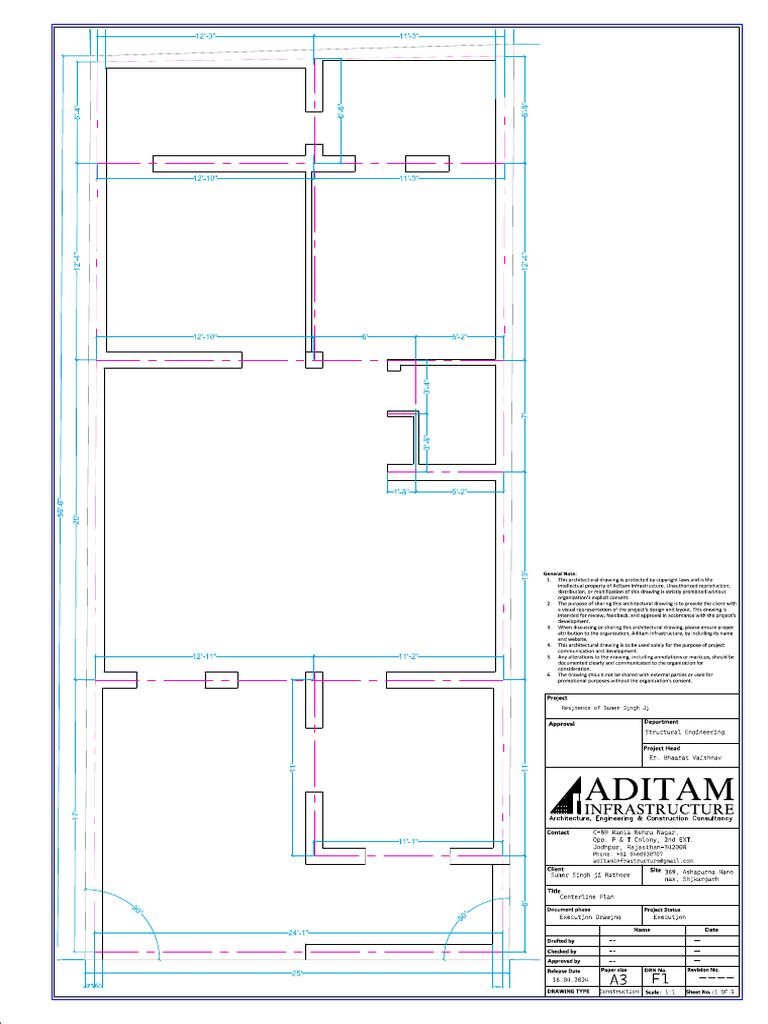 Grid Centerline Revised | PDF