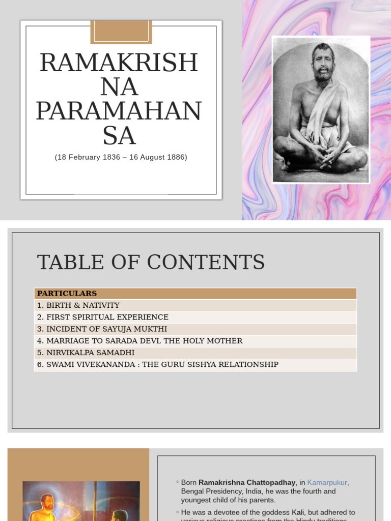 Ramakrishna's Life and Teachings | PDF | Ramakrishna | Sarada Devi