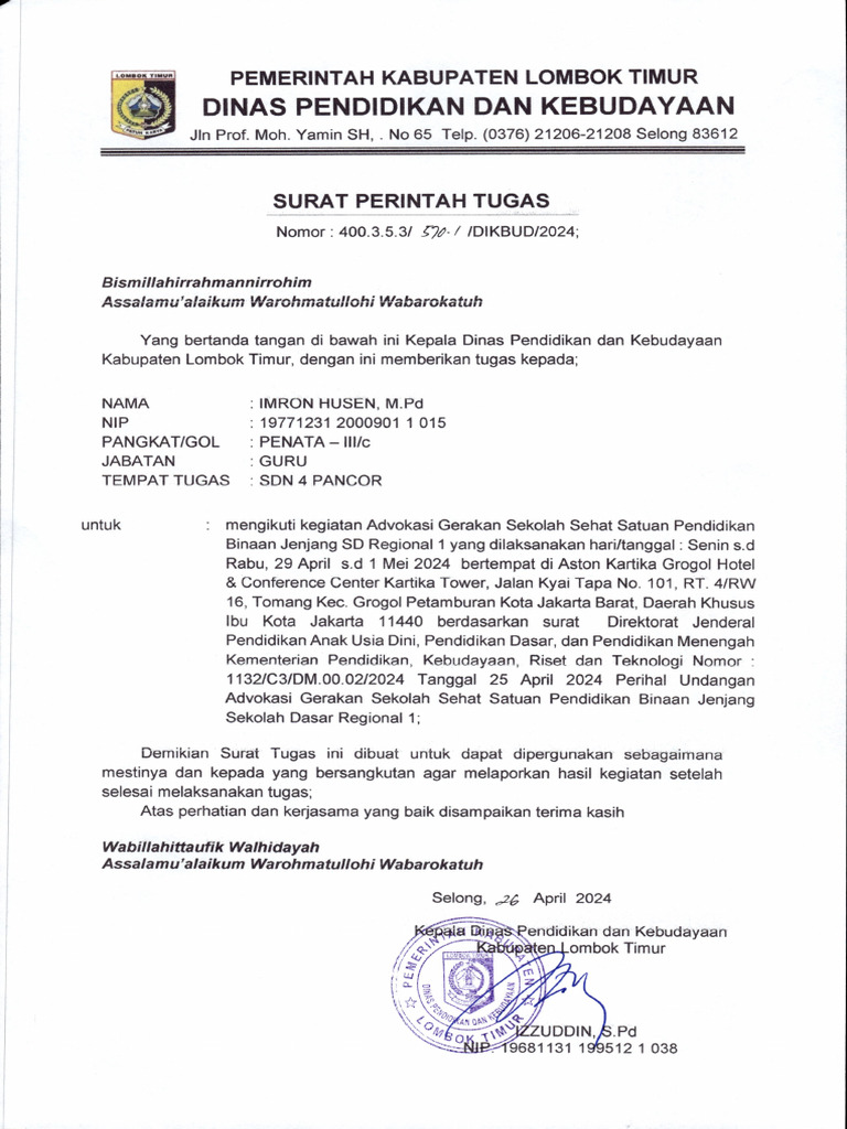SPT Imron Husein | PDF