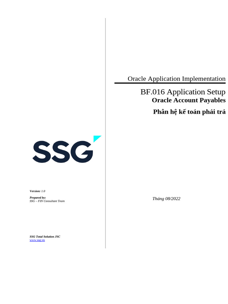 BF.016 Application Setup AP V0.1 | PDF