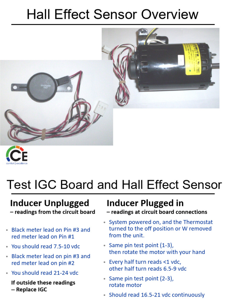 Hall Effect Sensor Testing Guide | PDF