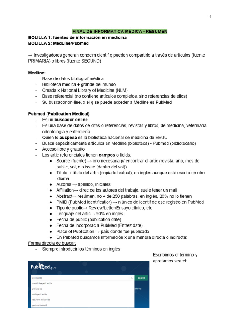 Final de Informática - Resumen Vico | PDF | Ciencias de la Información