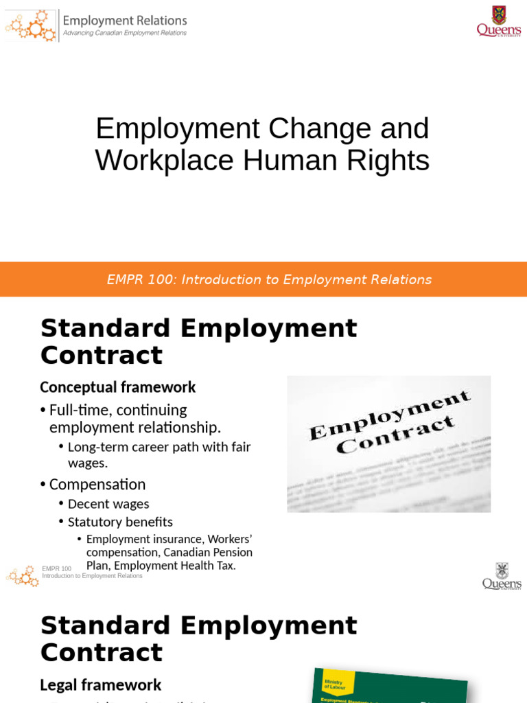 15 - Employment Change and Human Rights | PDF | Employment | Discrimination