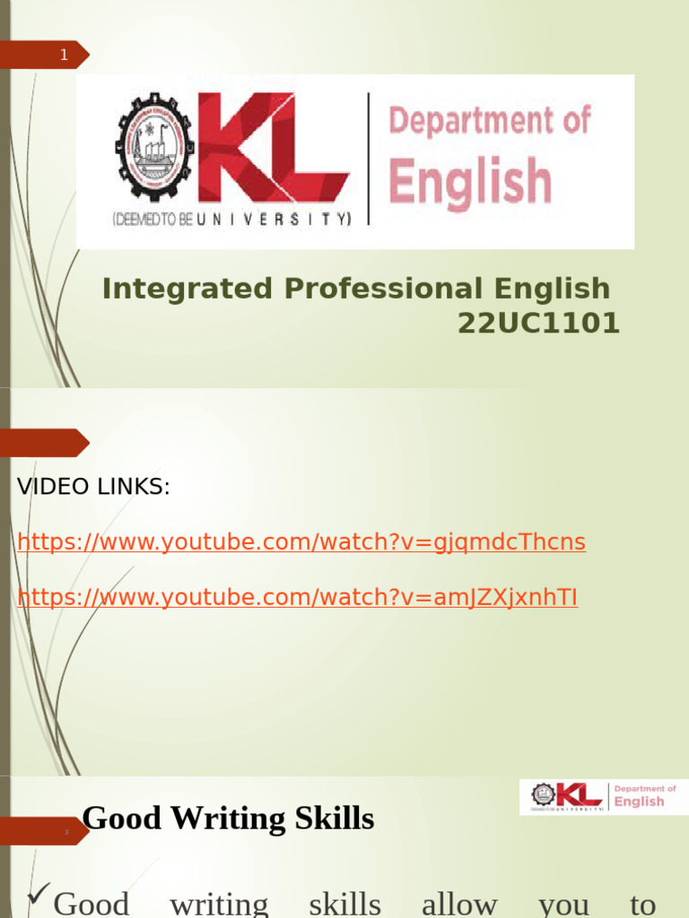Professional Writing Essentials | PDF | Proofreading | Writing