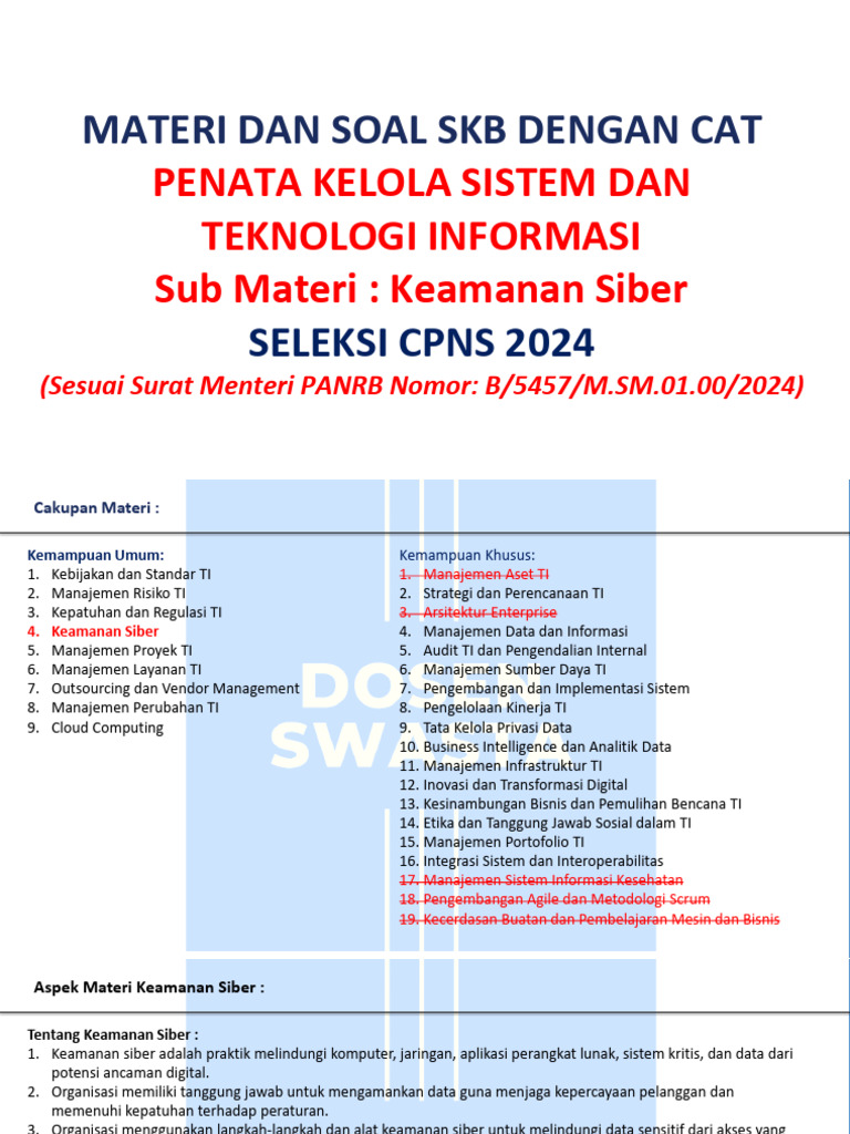 Kemanan Siber | PDF