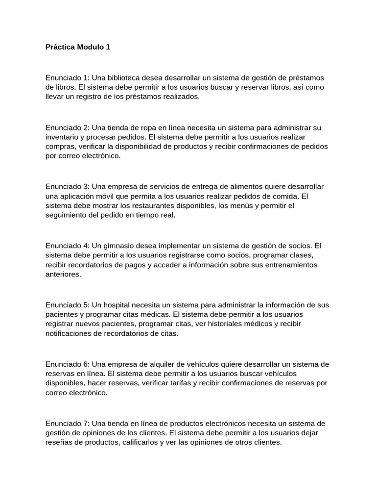 Practicas Modulo 1 | PDF | Las compras en línea | Informática