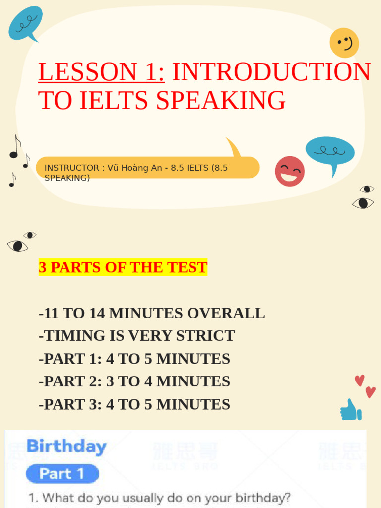 Speaking - Lesson 1 | PDF | Cost Of Living | Question