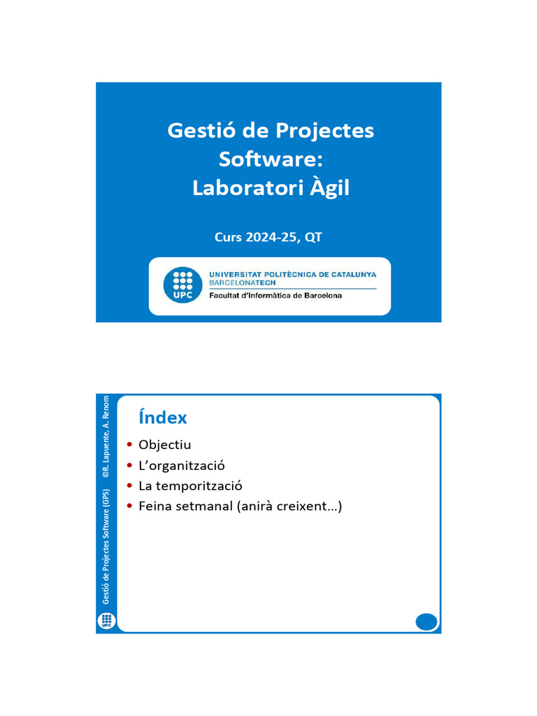 Lab Agile Setmana 1 | PDF