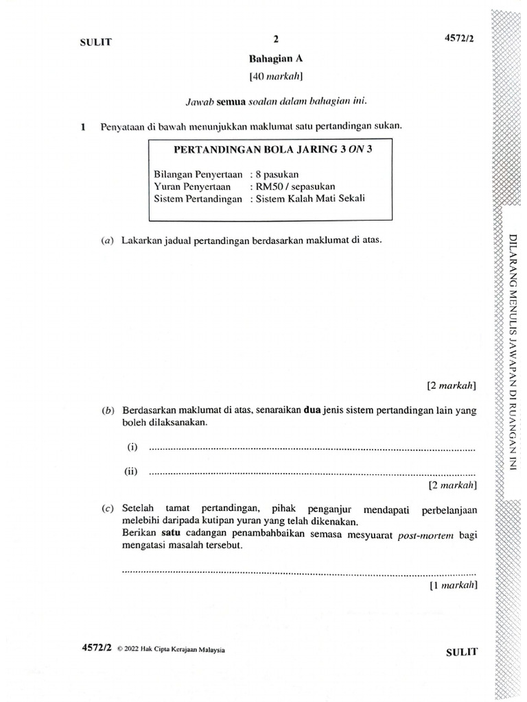 k2 SS SPM 2022 | PDF