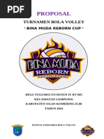 Contoh Proposal Turnamen Bola Volly Lengkap | PDF | Olahraga & Rekreasi