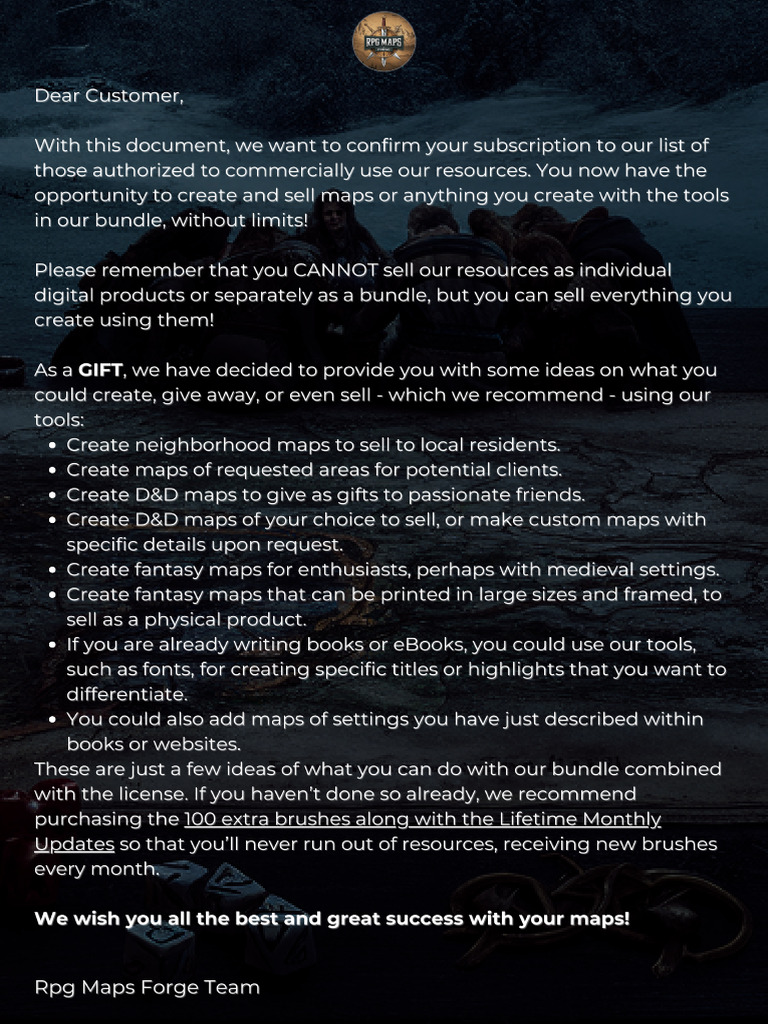 RPG Maps Forge License | PDF