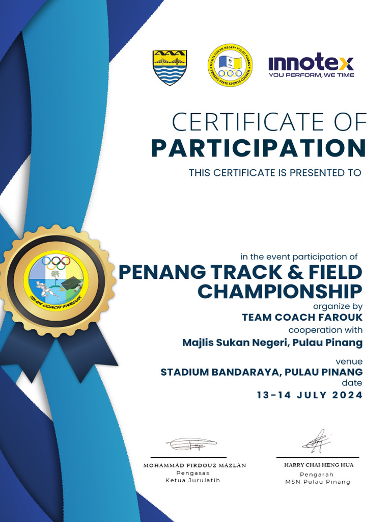 Participation Certificate | PDF
