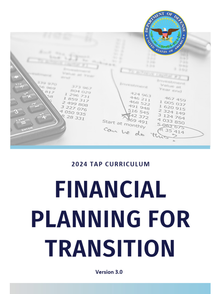 Financial Planning Transition | PDF | Cost Of Living | Retirement